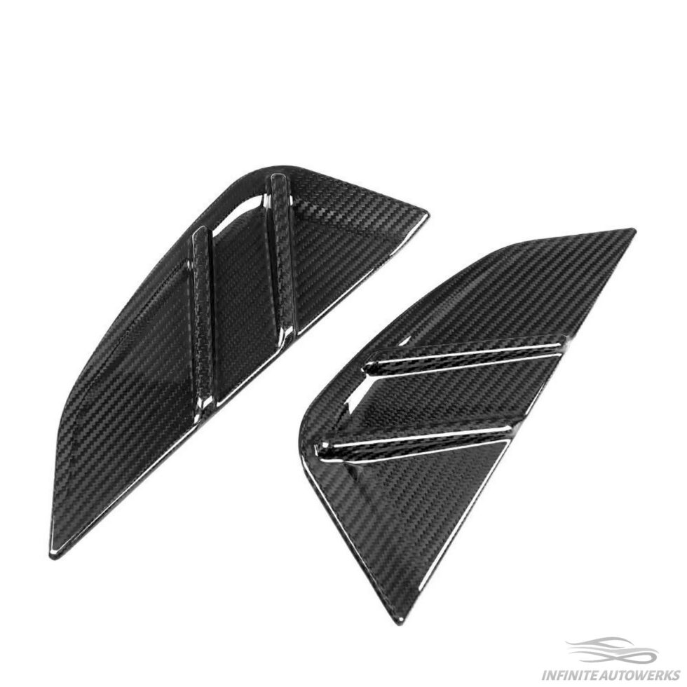 IAW CARBON - Side Fender Vent Trims – BMW G80 M3 - Dry Carbon Fiber ...