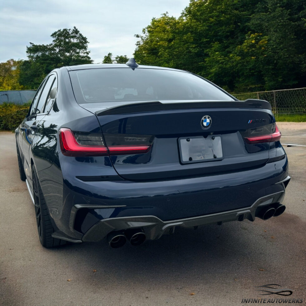 IAW Carbon BMW G20 3-Series Pre-LCI M340i M Performance Style Diffuser ...